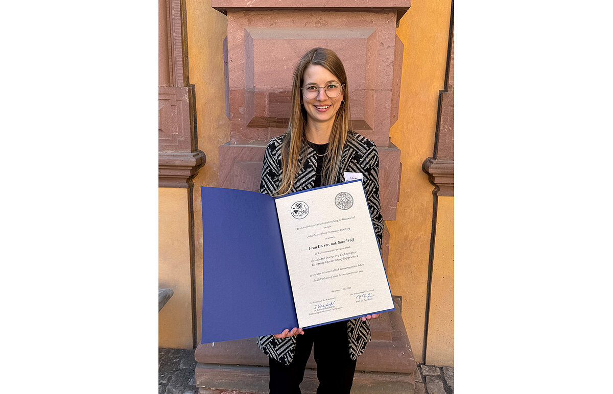 Dr. Sara Wolf wurde für ihre herausragende Dissertation geehrt - Mensch ...